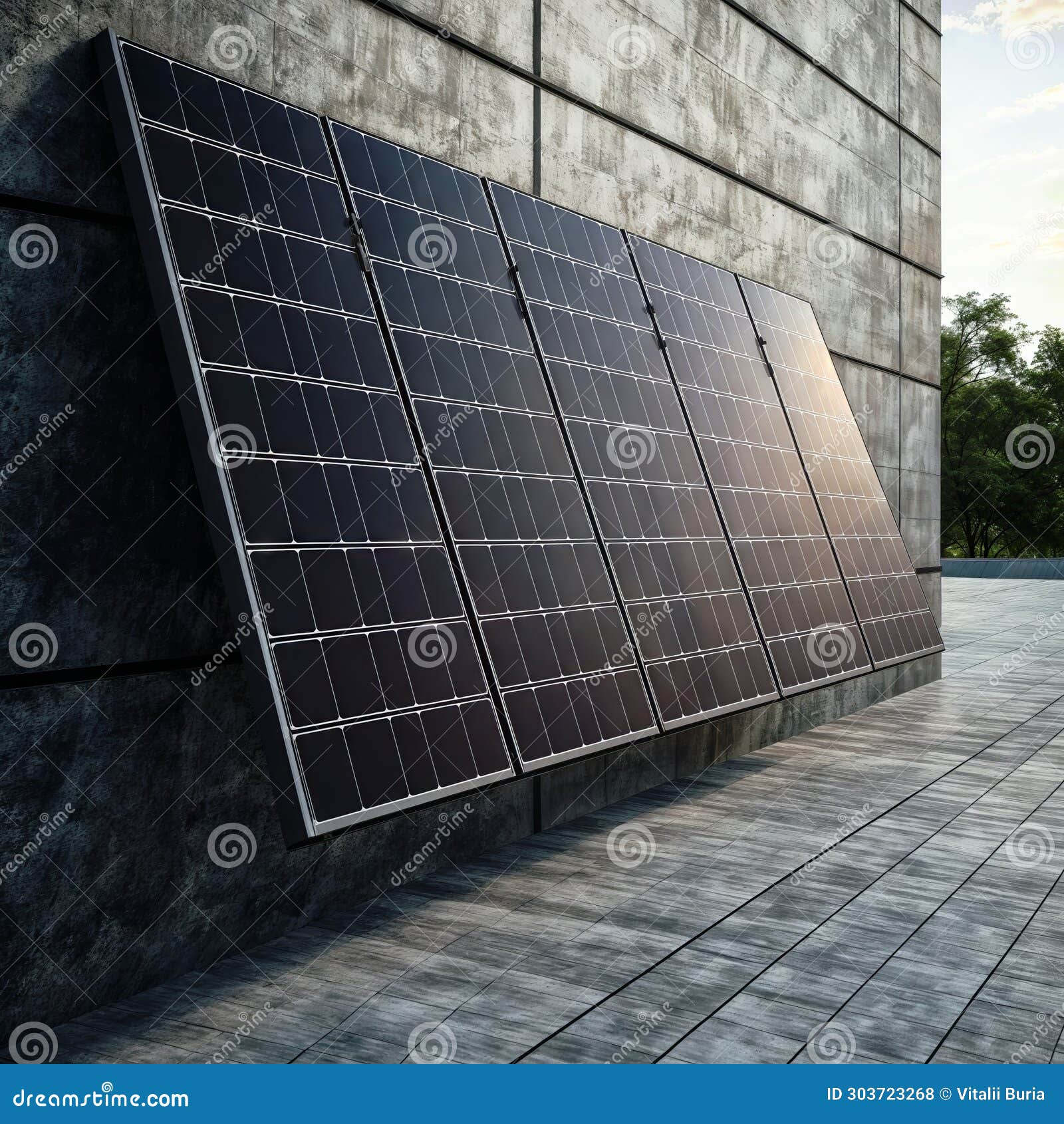 Building Power: Solar Panel Wall Lines Urban Structure, Generative Ai ...