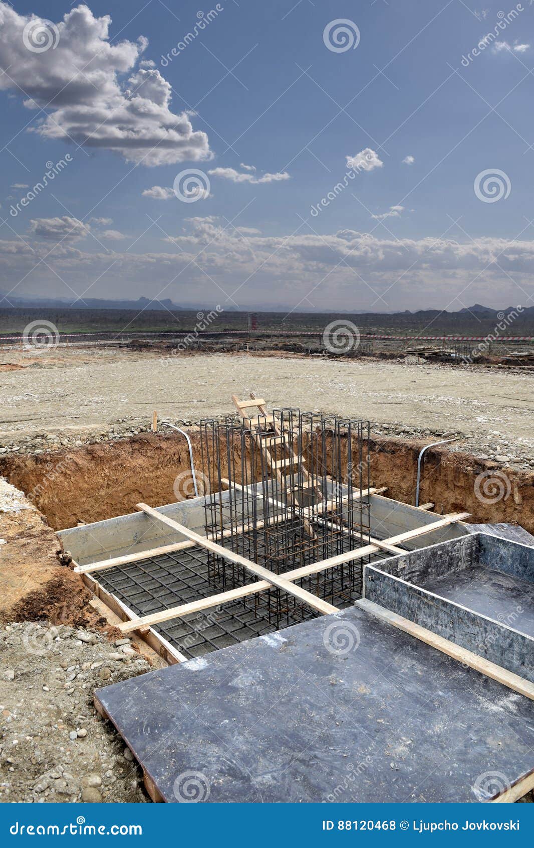 Building Prepare for Concreting Stock Photo - Image of abstract, iron ...