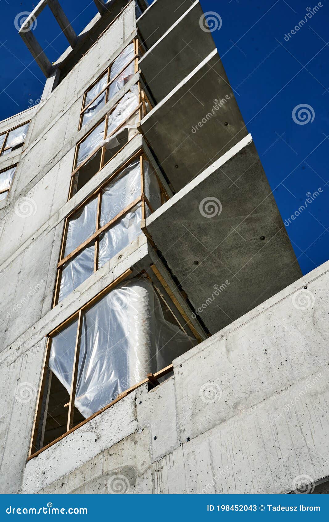 Building in progress stock image. Image of site, industrial - 198452043