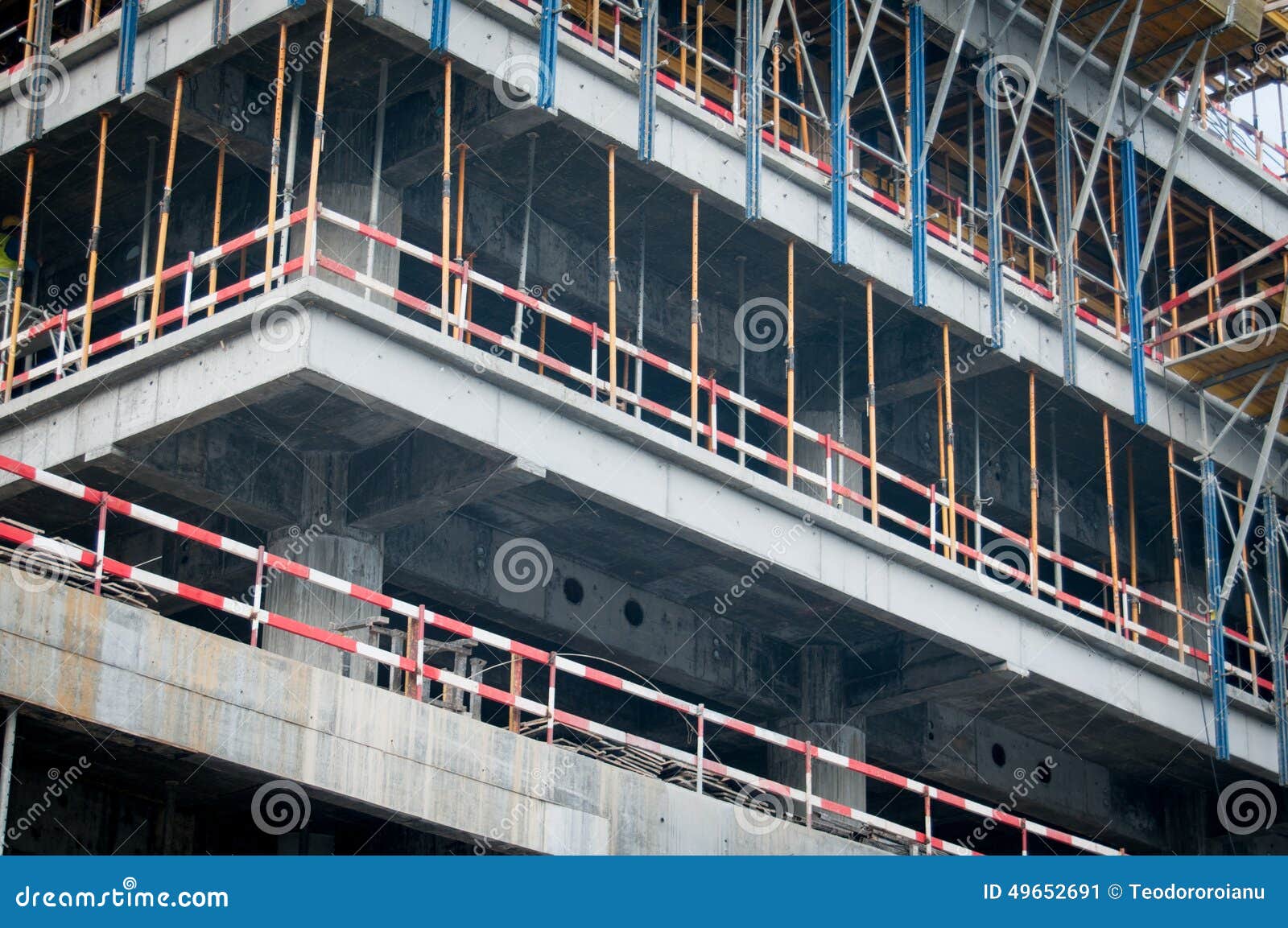 Building in progress stock image. Image of signaling - 49652691