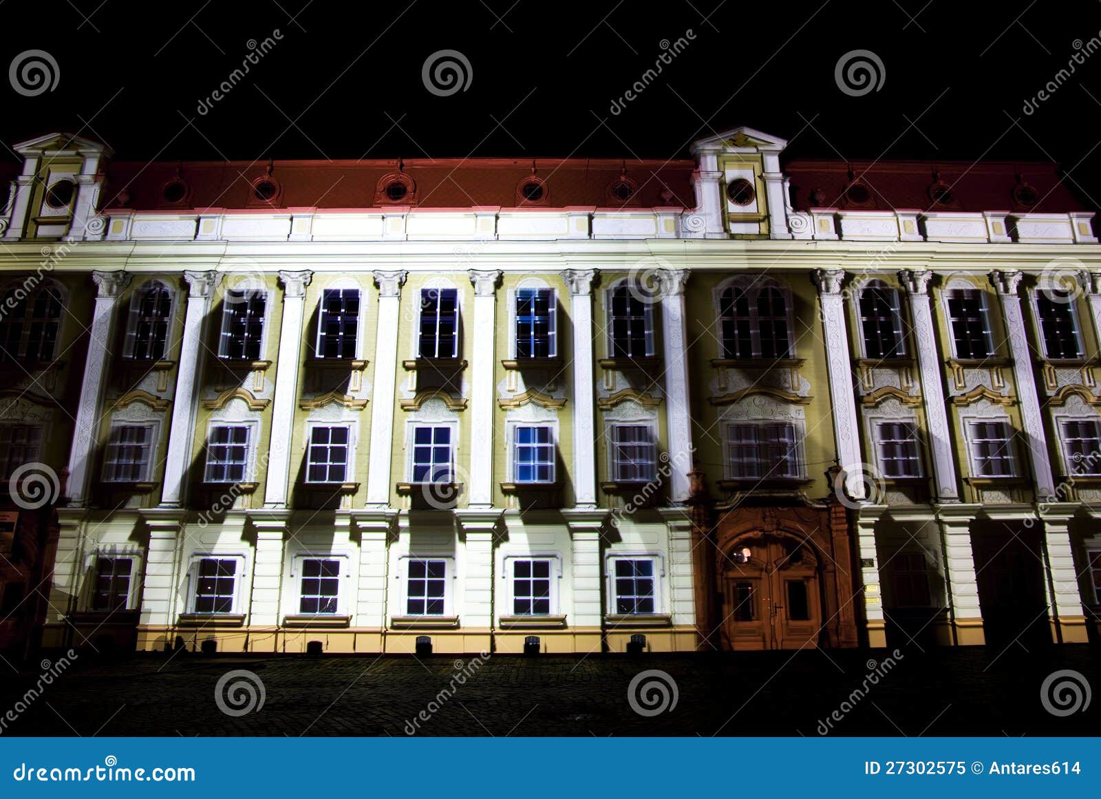 Building projection stock image. Image of laser, architectural - 27302575