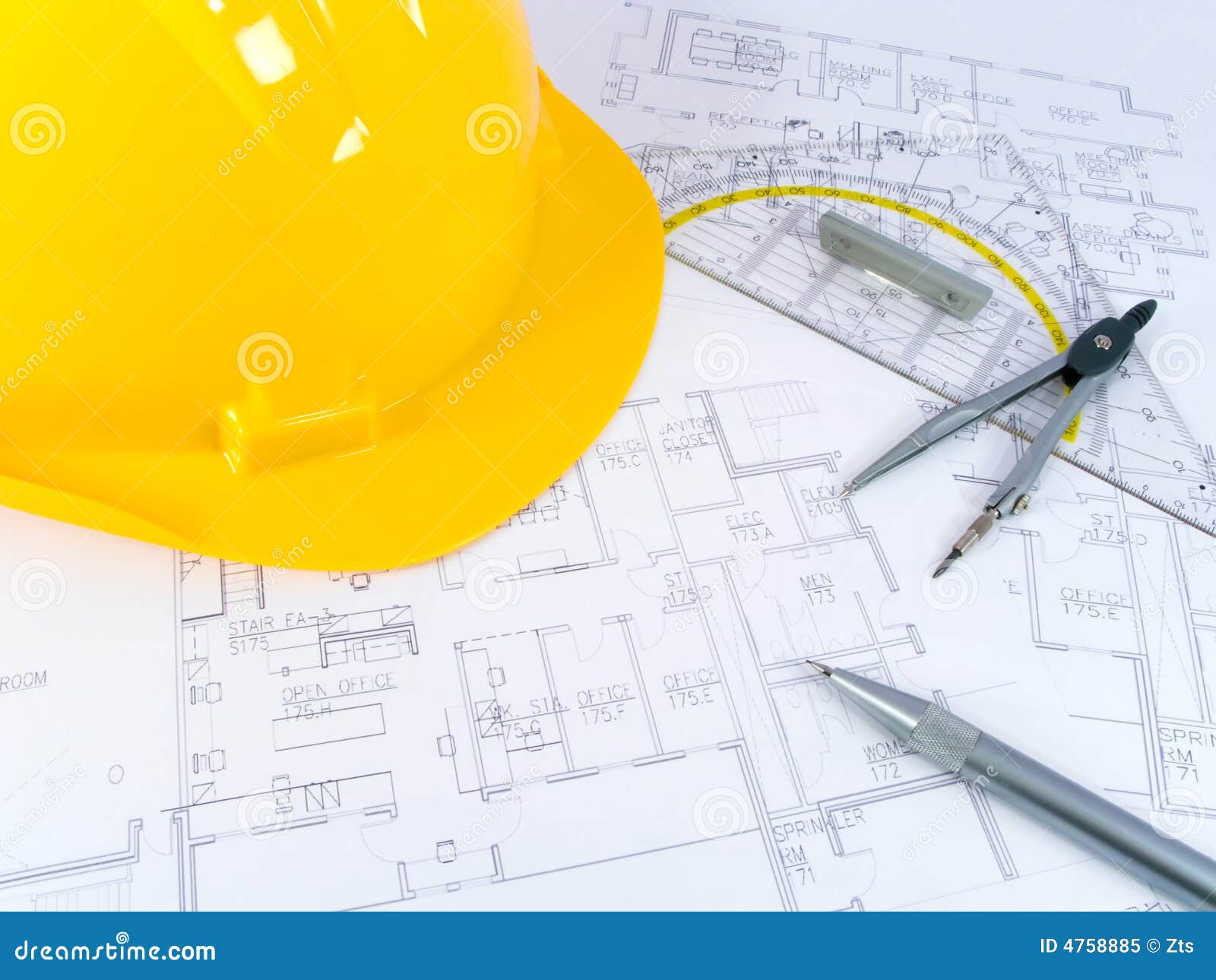 Building projects stock image. Image of engineering, protection - 4758885