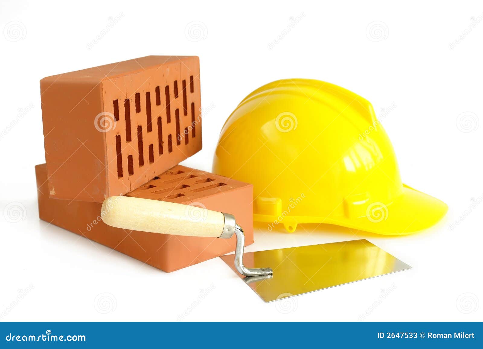 Building props stock image. Image of bricks, tool, white - 2647533