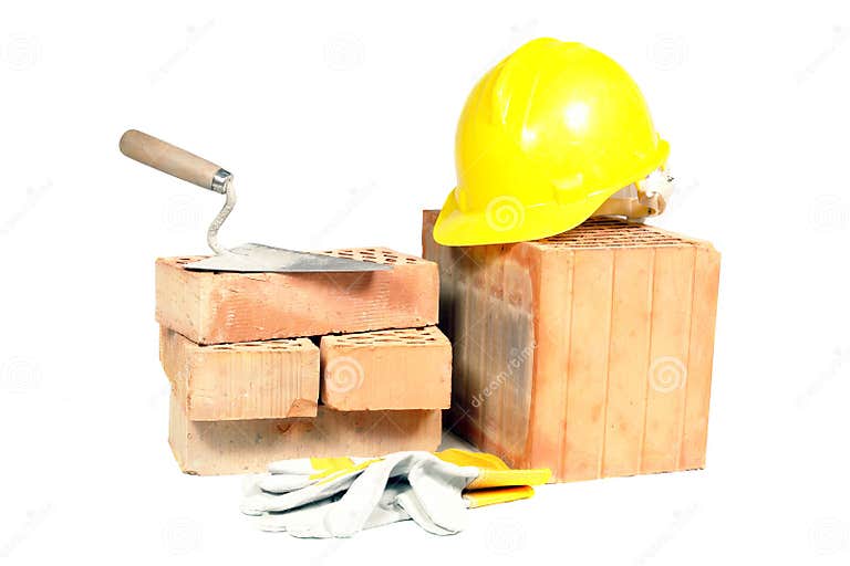 Building props stock photo. Image of cellular, tool, brickwork - 5971392
