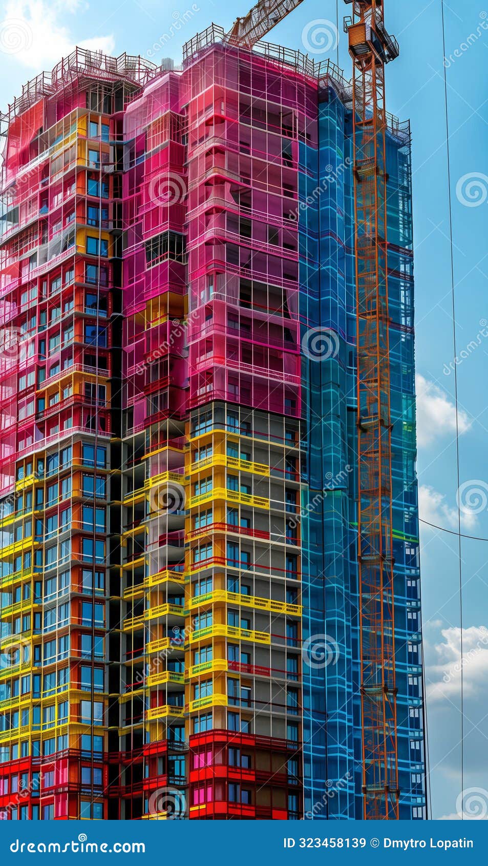 Building Protection Wrapping by Safety Textile Net, Development and ...