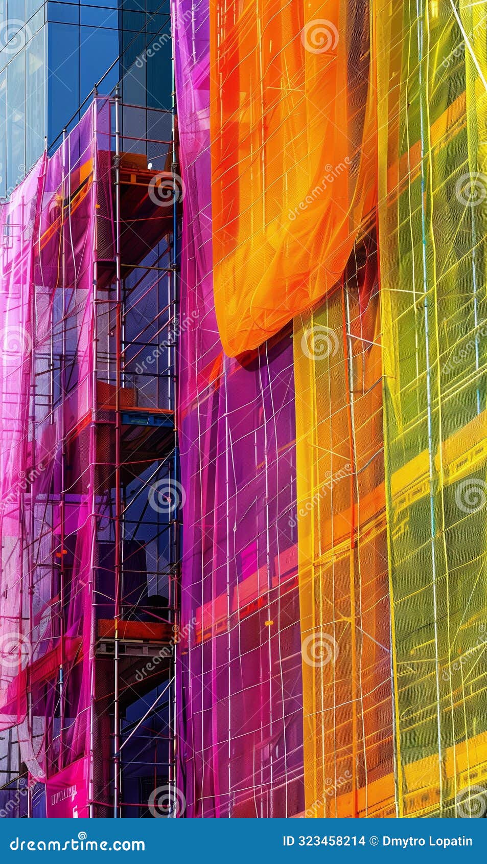 Building Protection Wrapping by Safety Textile Net, Development and ...