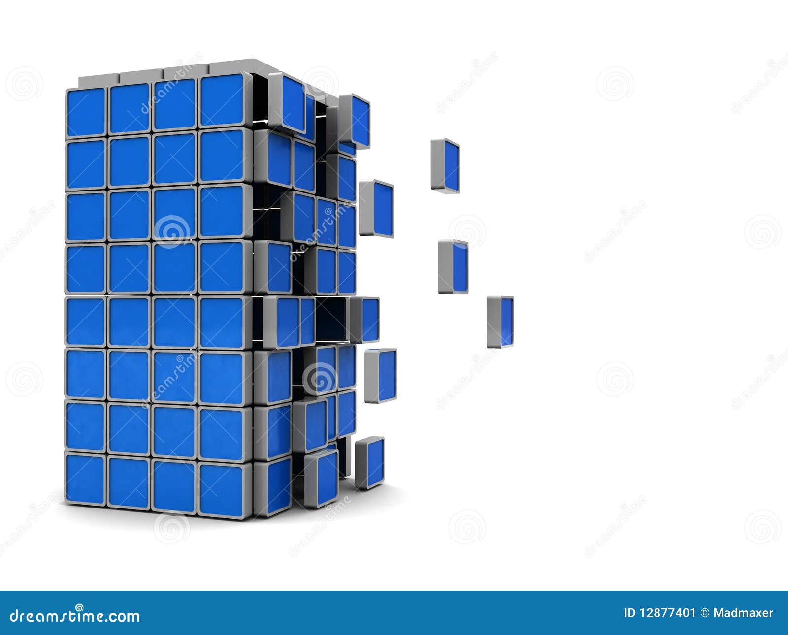 Building puzzle stock illustration. Illustration of plastic - 12877401