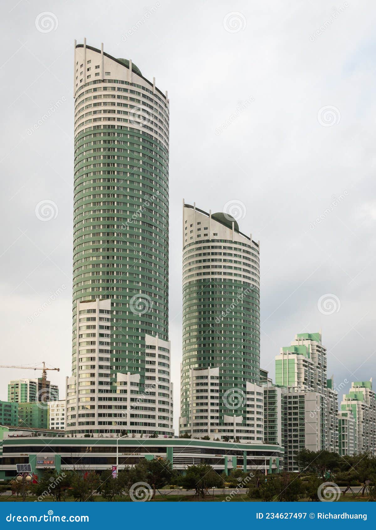 Building in Pyongyang, North Korea Editorial Photography - Image of ...