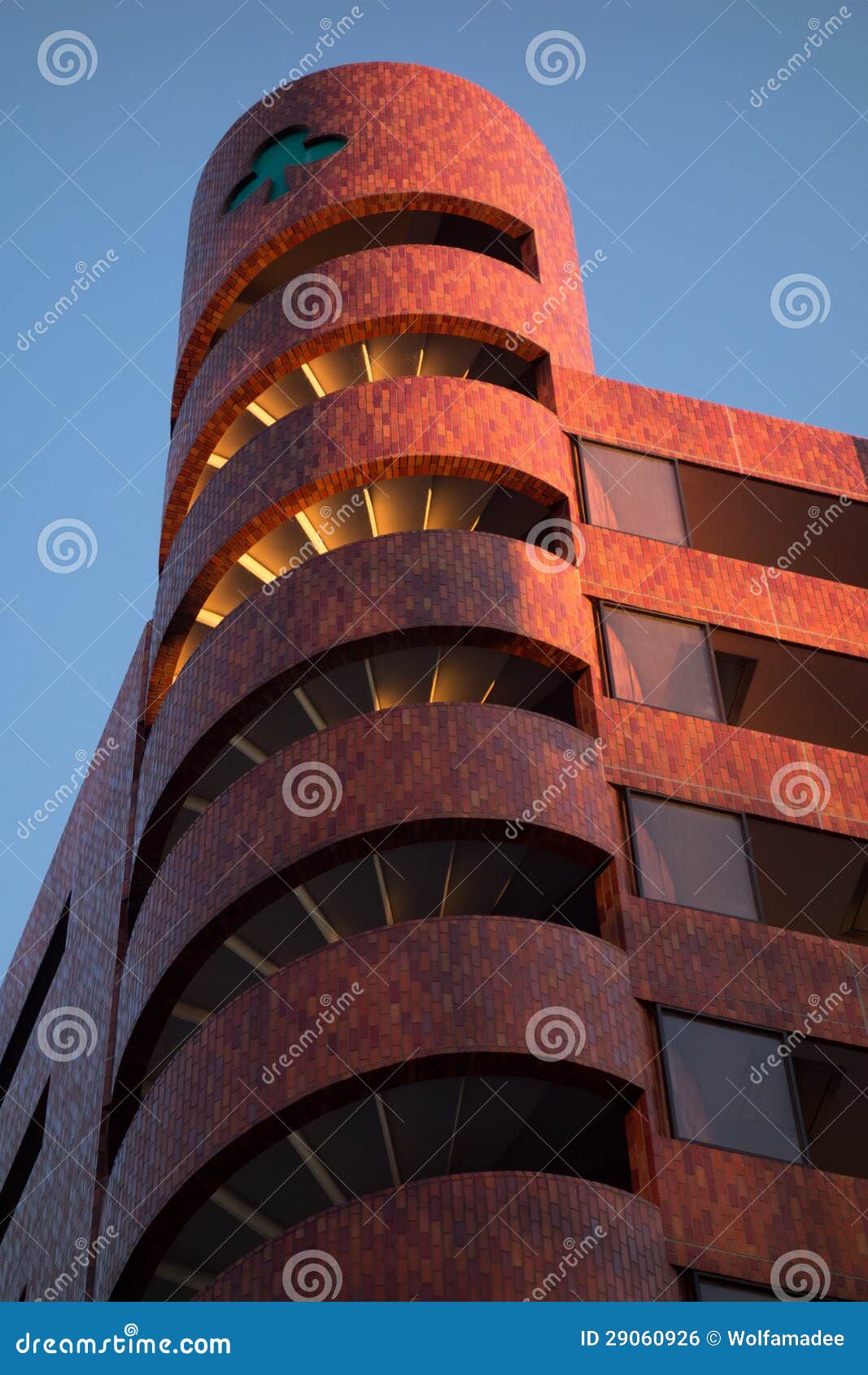 Building in Red stock photo. Image of rise, city, daytime - 29060926