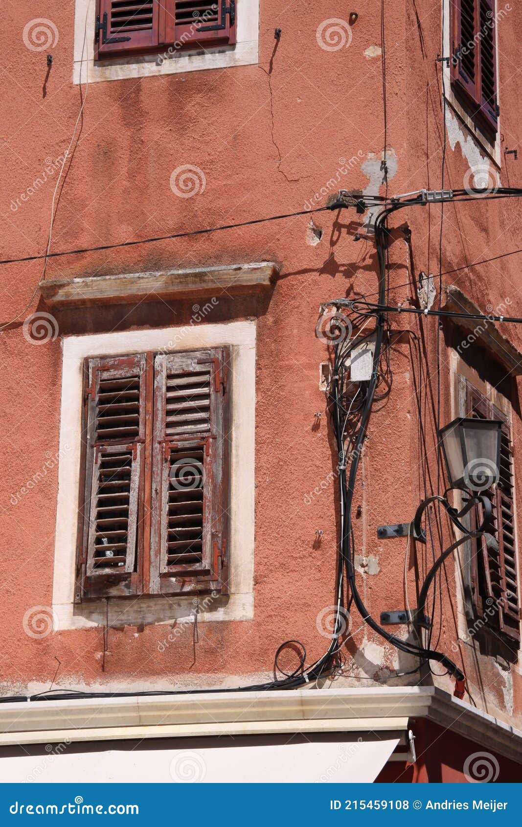 Worn out windows stock photo. Image of windows, layer - 215459108