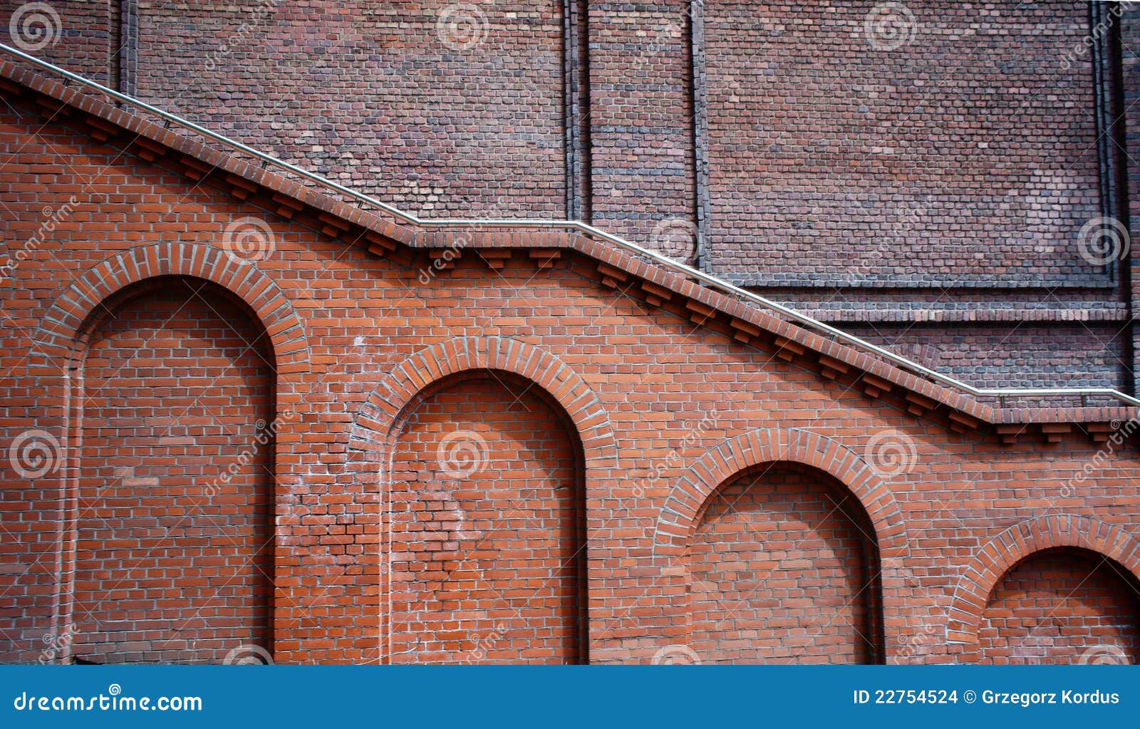 Building with red wall stock photo. Image of town, stairs - 22754524