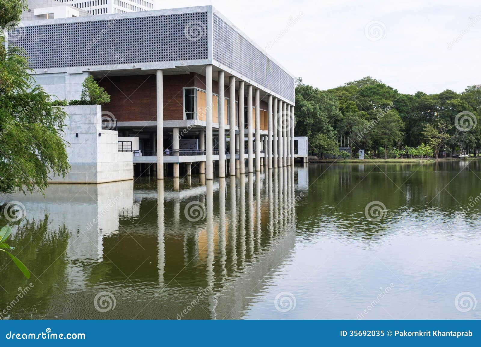 Building with Reflection stock image. Image of nature - 35692035