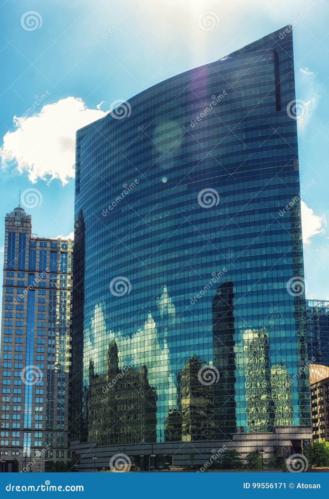 Reflections , Chicago-Illinois Editorial Photo - Image of loop ...