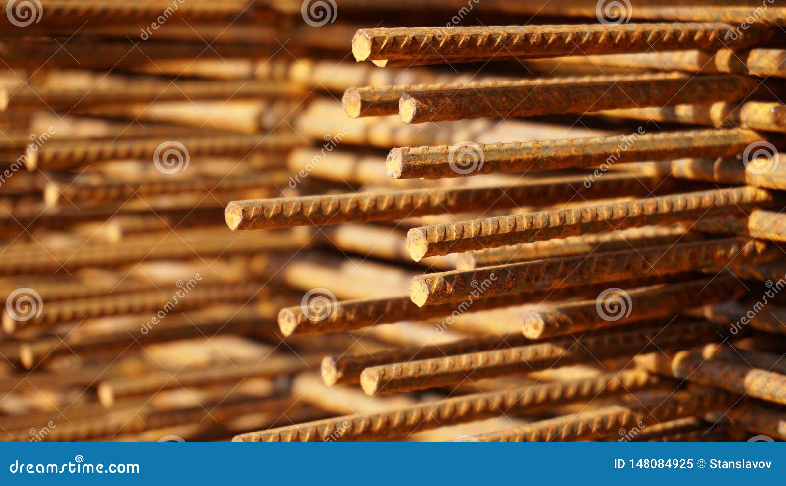 Building Reinforcement Rust Texture Stock Image - Image of foundations ...