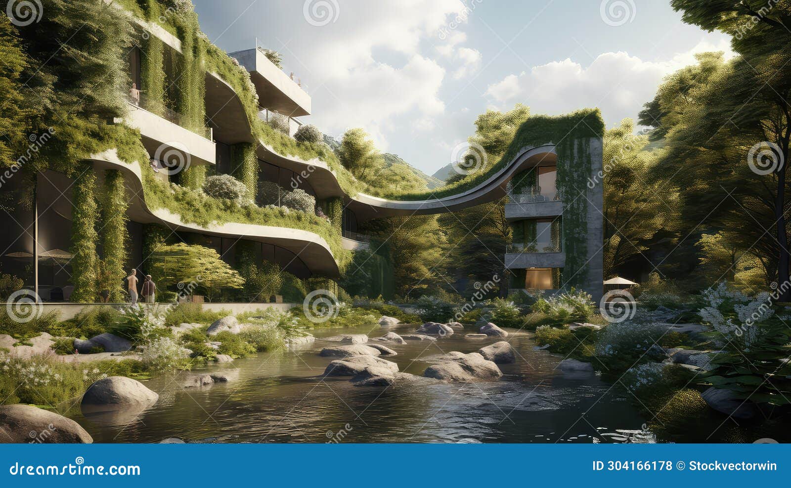 Building Render Architecture Background Stock Photo - Image of ...