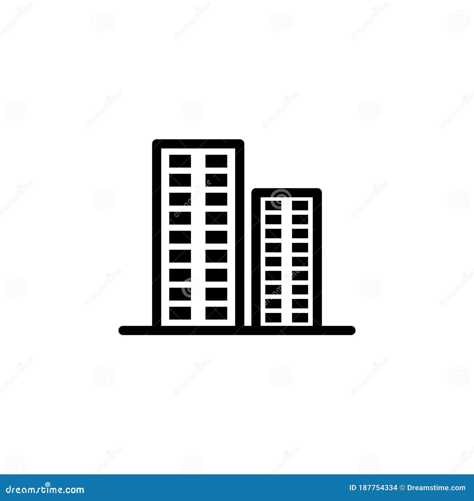 Building Residential Complex Icon. Element of Real Estate Sign for ...