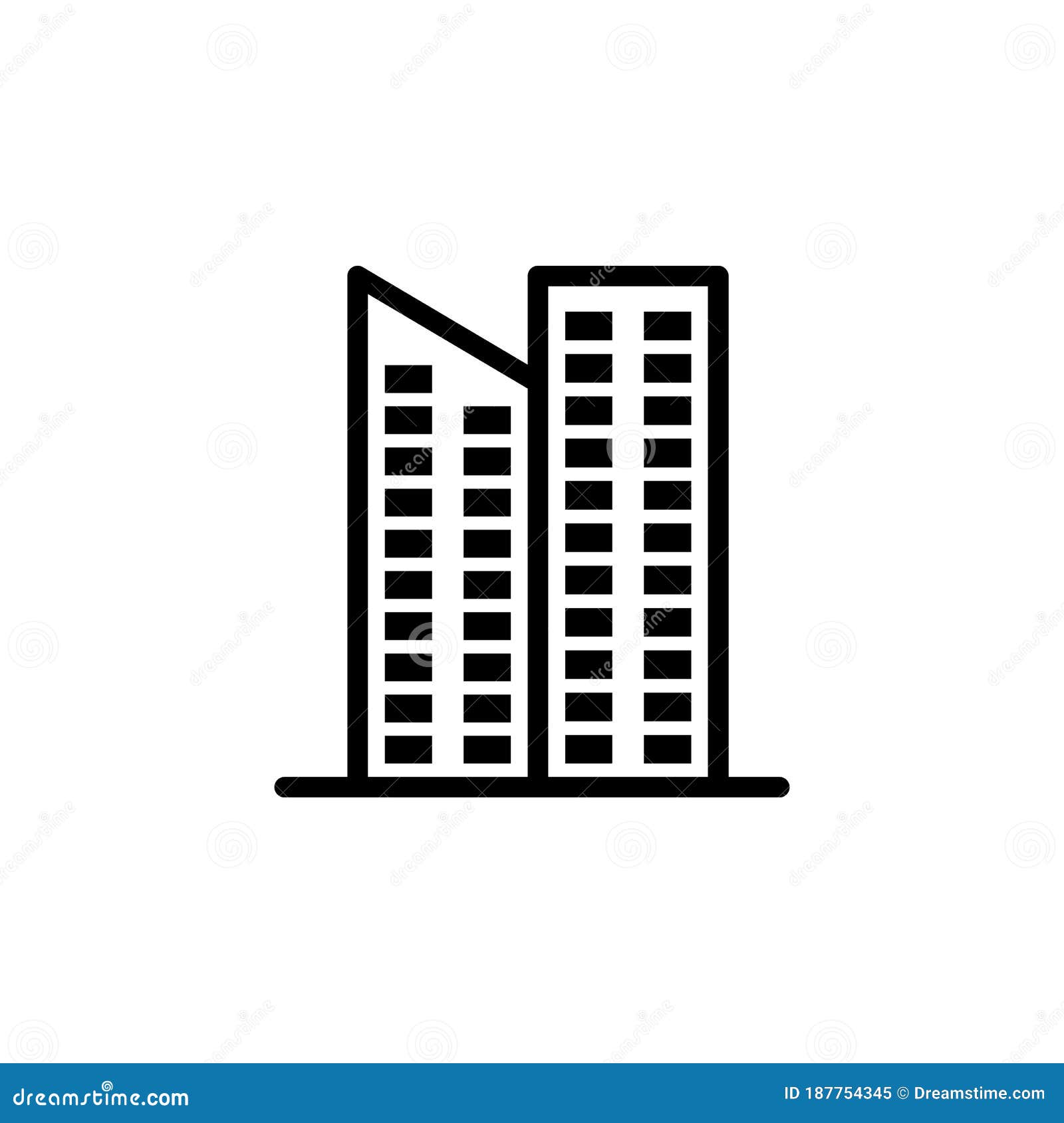 Building Residential Complex Icon. Element of Real Estate Sign for ...