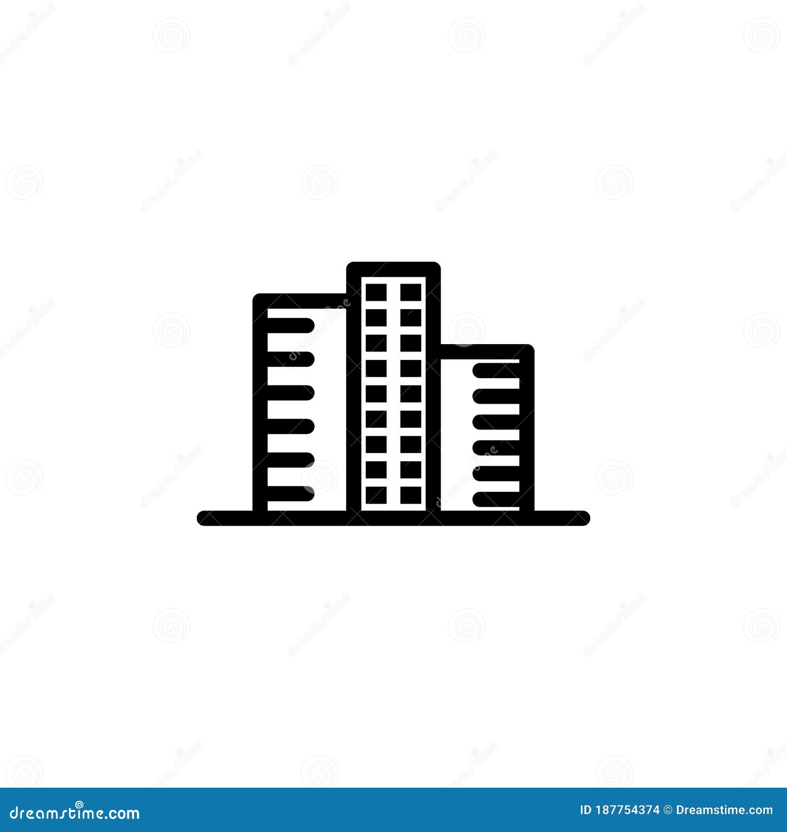 Building Residential Complex Icon. Element of Real Estate Sign for ...