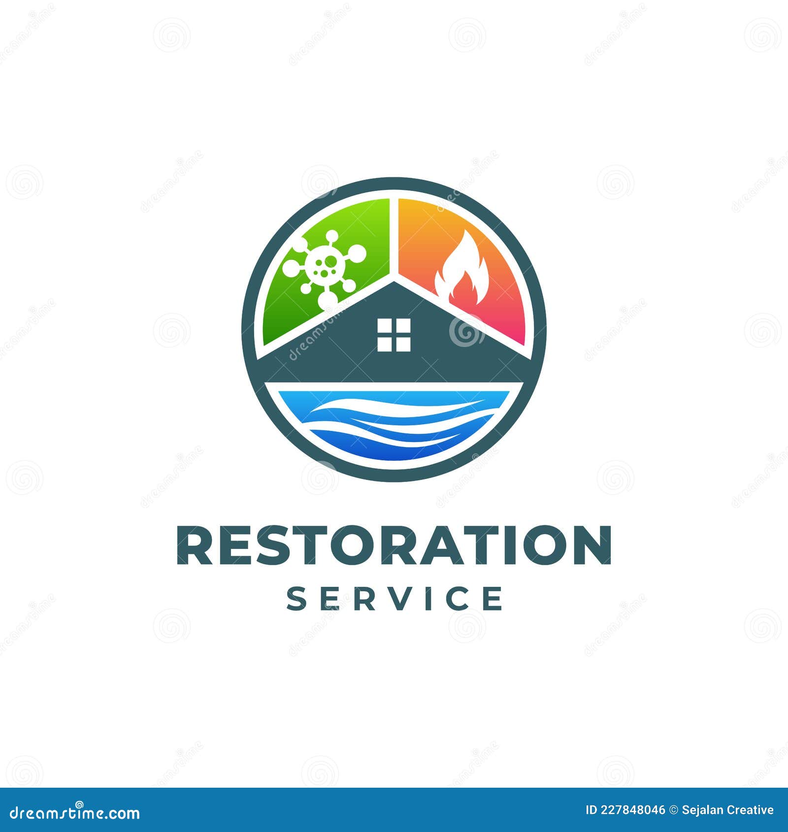 Building Restoration Services Logo Stock Vector - Illustration of ...