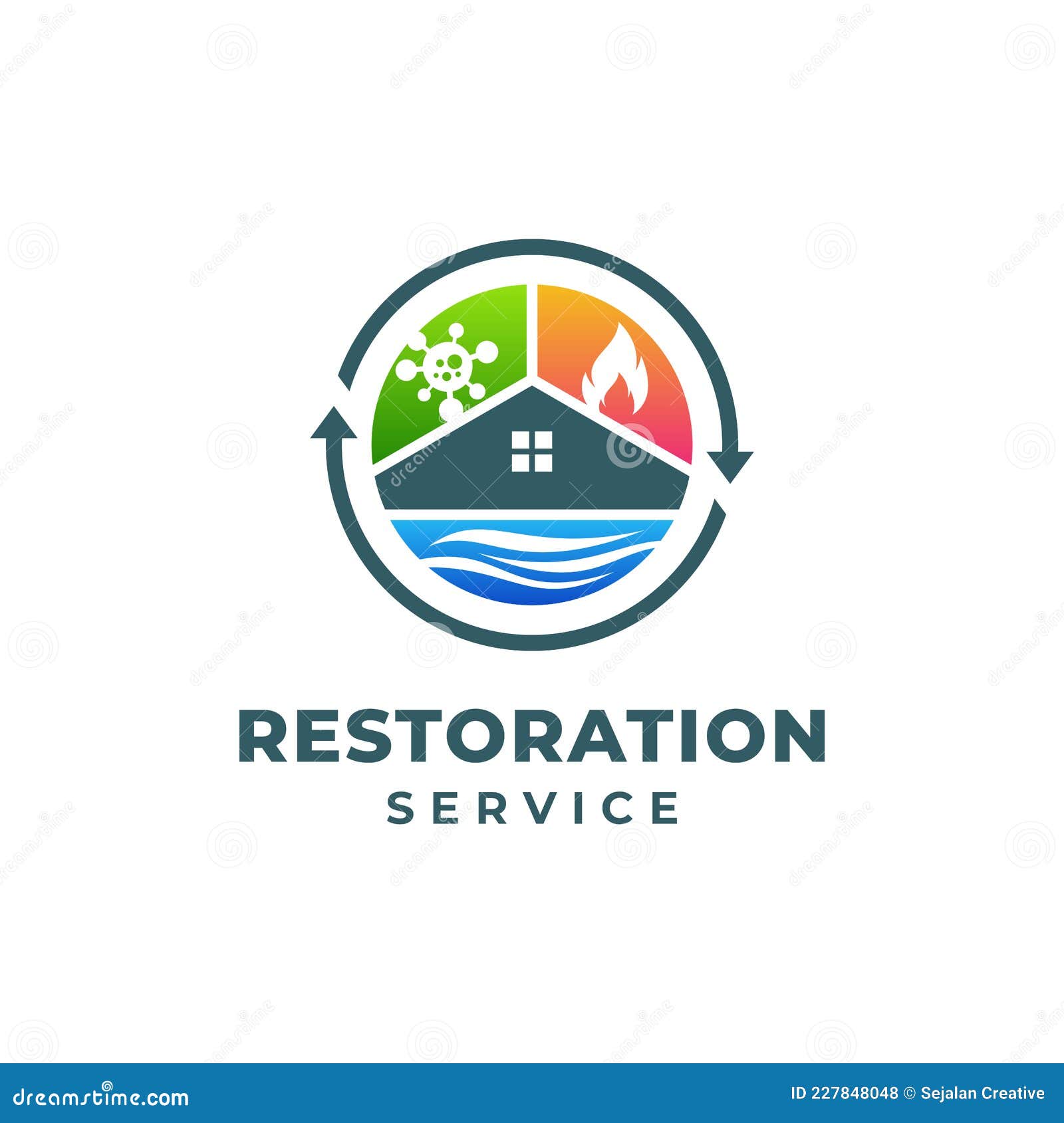 Building Restoration Services Logo Stock Vector - Illustration of ...