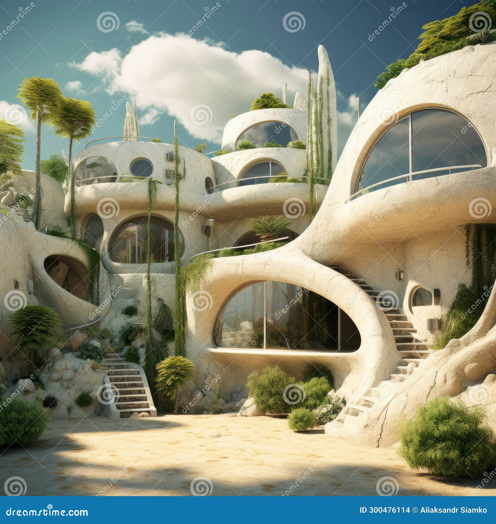 A Building with a Round Roof Stock Photo - Image of travel, home: 300476114