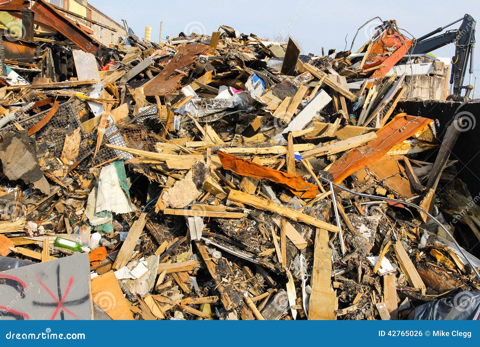Building Rubble stock photo. Image of material, destruction - 42765026