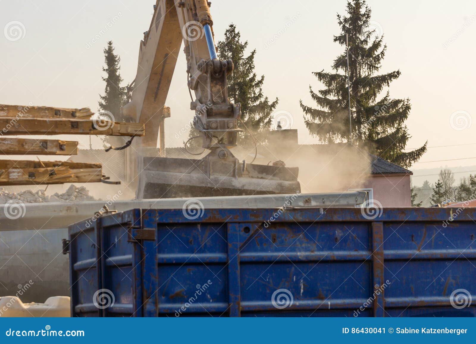 Building rubble stock image. Image of development, demolished - 86430041