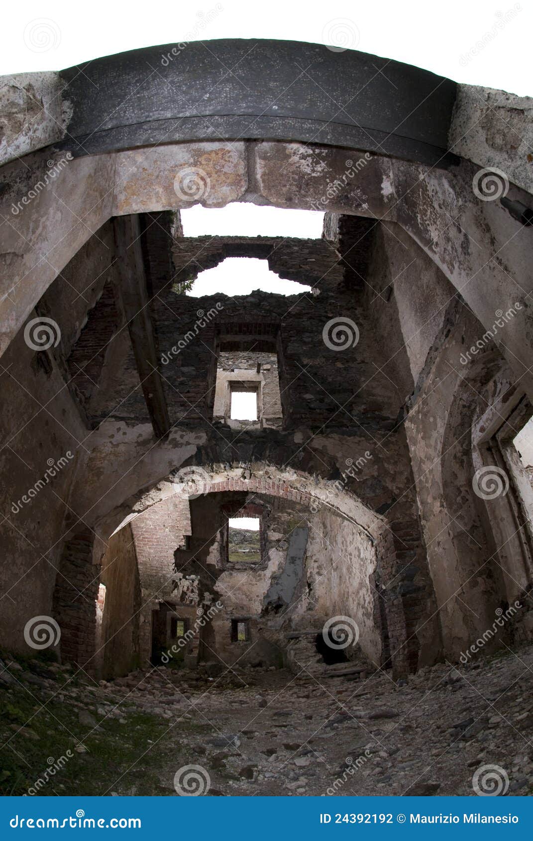 Building in ruins stock photo. Image of building, factory - 24392192