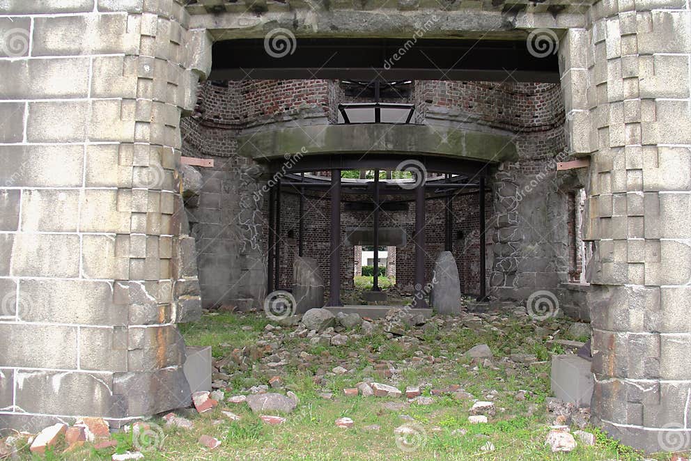 Building in ruins stock photo. Image of house, architecture - 101524306