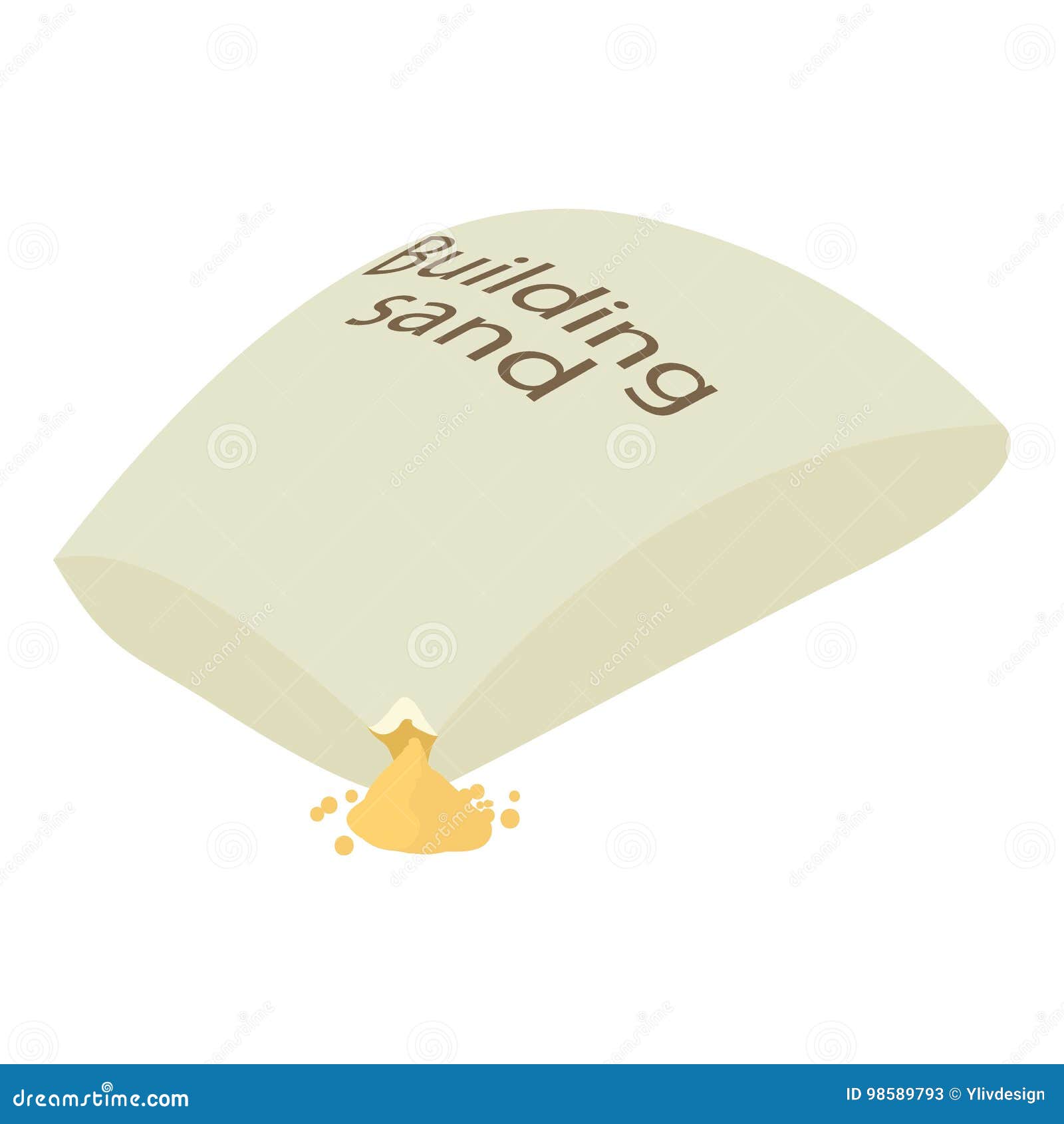 Building Sand Icon, Isometric 3d Style Stock Vector - Illustration of ...