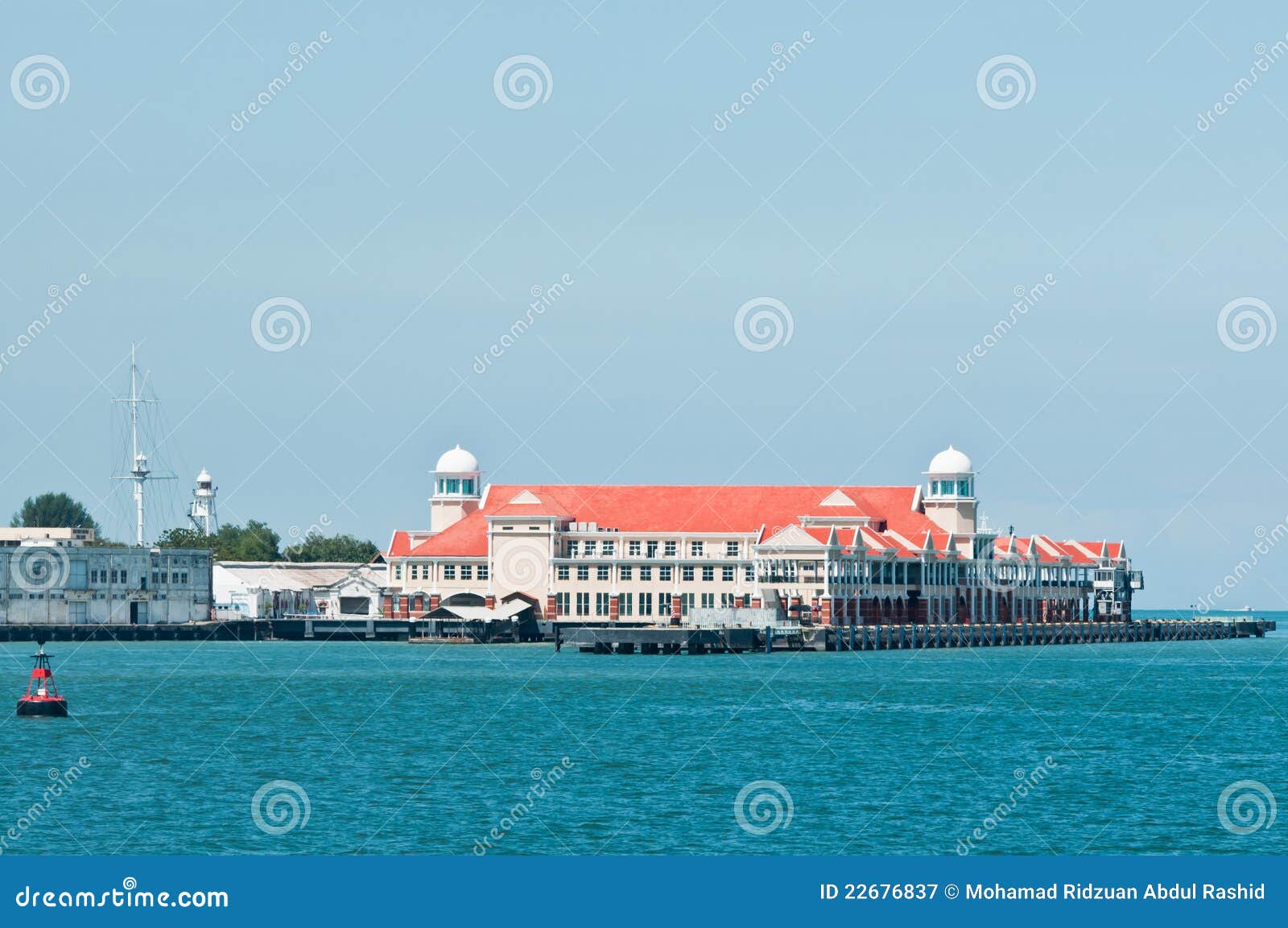 Building by the Seaside stock image. Image of still, cargo - 22676837