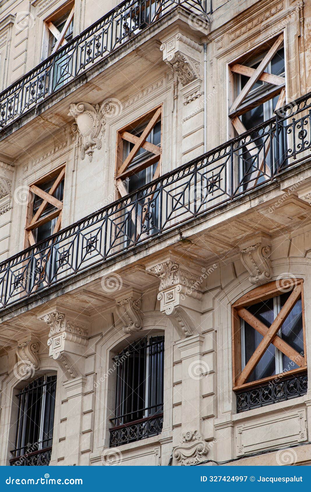 This Building is Secure because it is Dangerous Stock Image - Image of ...