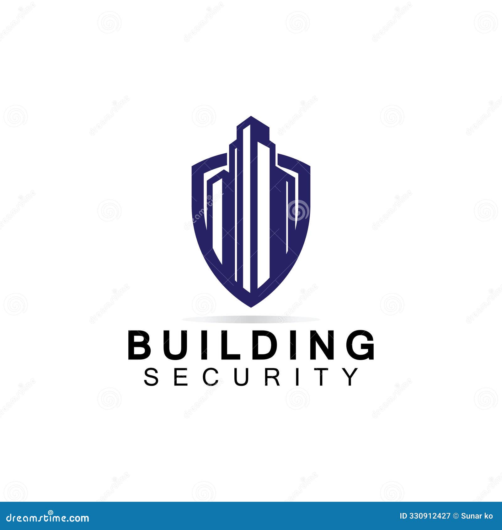 Building Security Logo Design Template Stock Vector - Illustration of ...