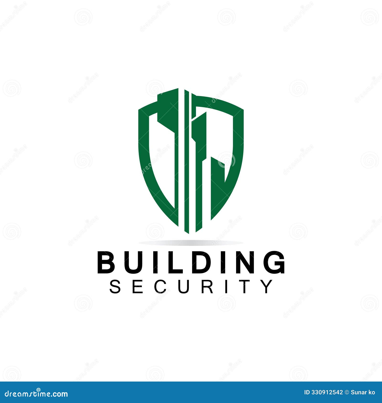 Building Security Logo Design Template Stock Vector - Illustration of ...