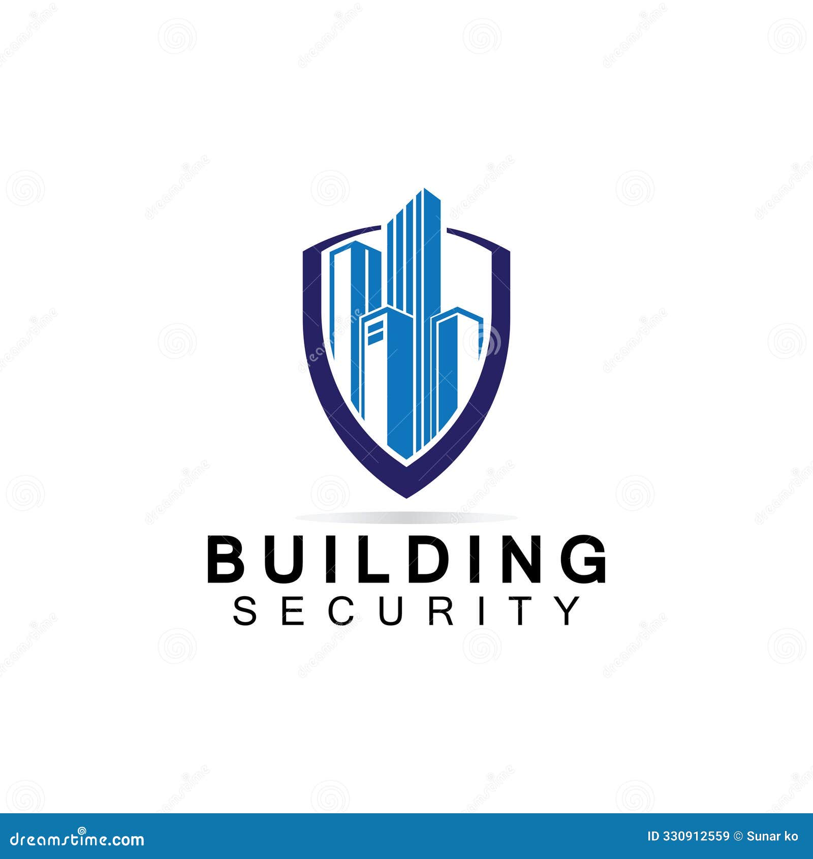 Building Security Logo Design Template Stock Vector - Illustration of ...