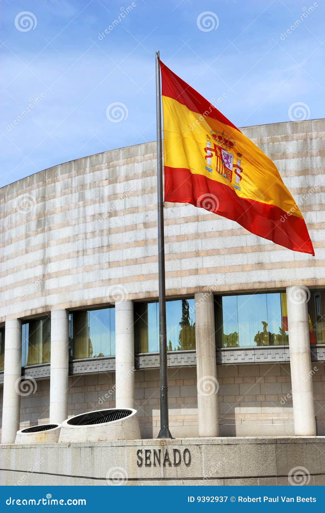 Building of the Senate in Spain Stock Image - Image of madrid, capital ...