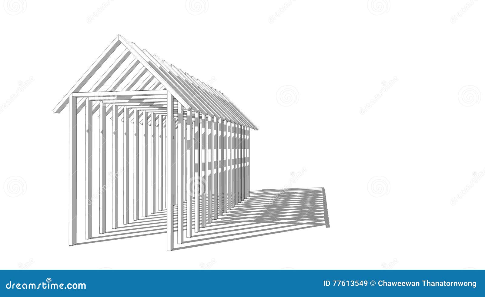Building : shade shadow stock illustration. Illustration of perspective ...
