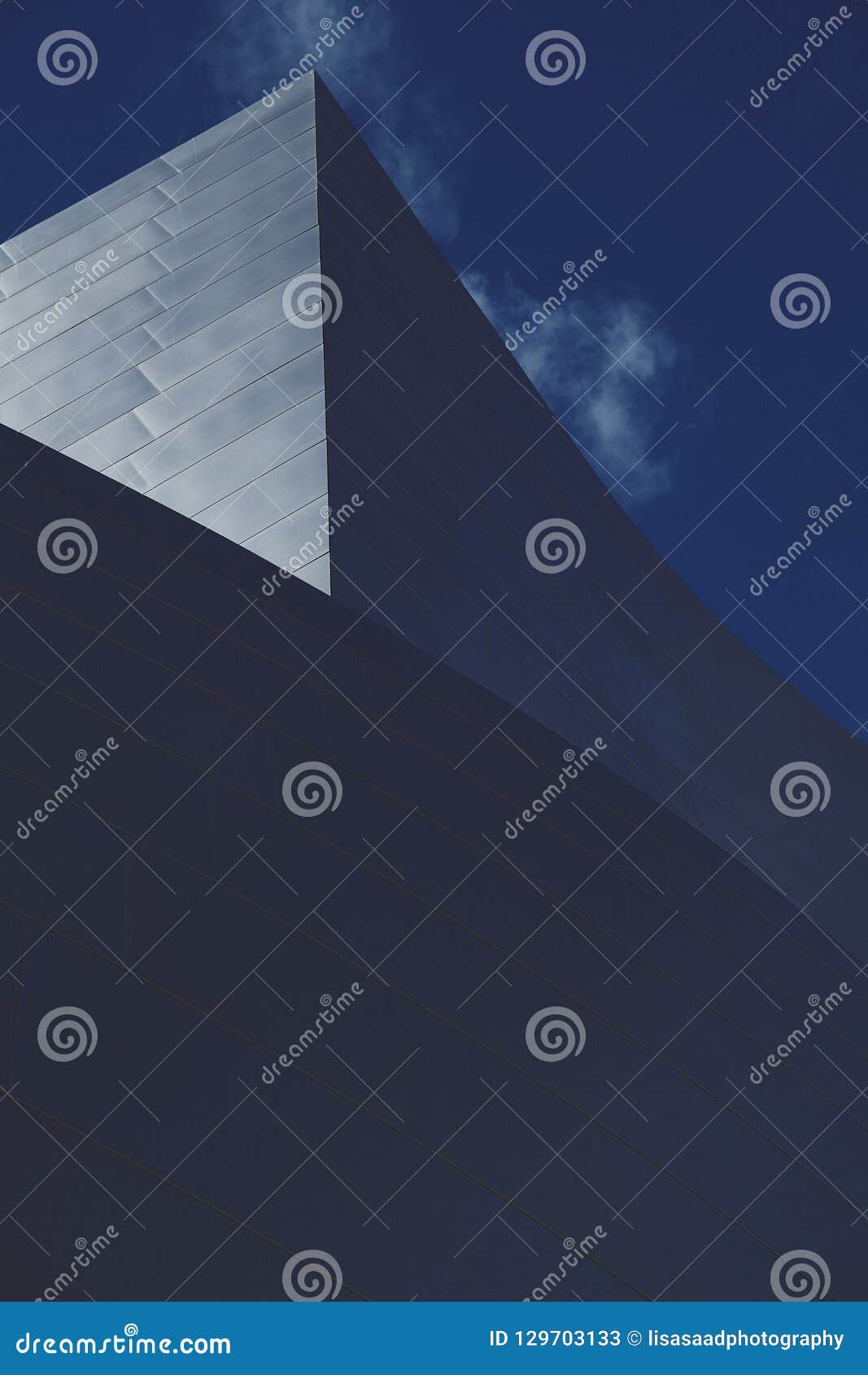 Sharp Angles And Straight Lines Converging To Create A Futuristic Stock ...