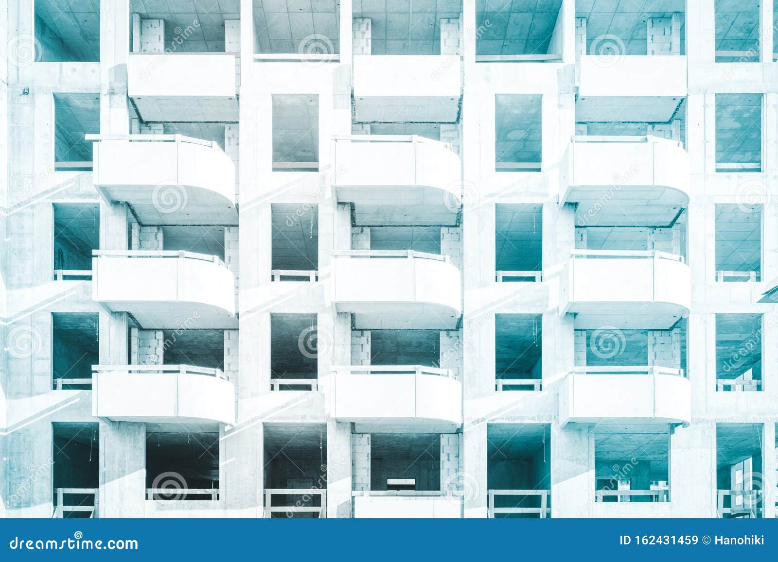 Building Shell, Apartment Building Under Construction Stock Image ...