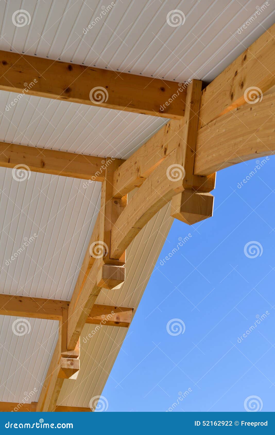 Building Shell -Wood Construction Stock Photo - Image of land, nature ...