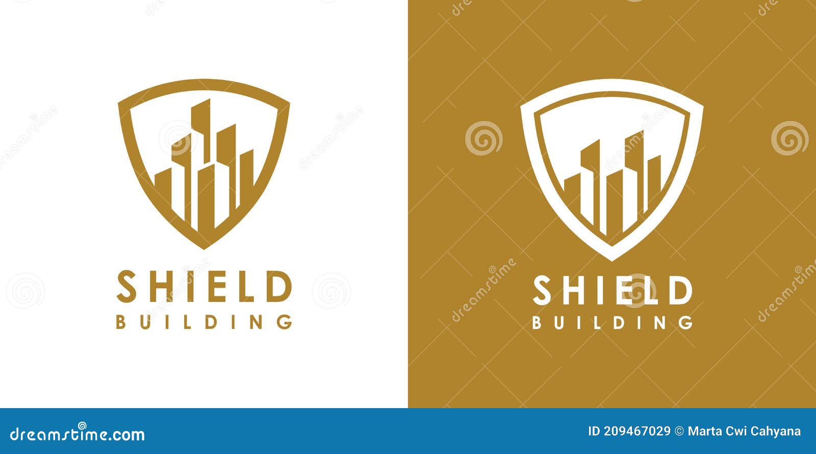 Building Shield Logo Design Vector Stock Vector - Illustration of house ...