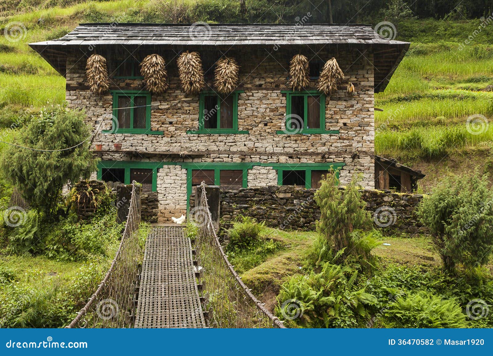 Building, Shivalaya stock photo. Image of autumn, camp - 36470582