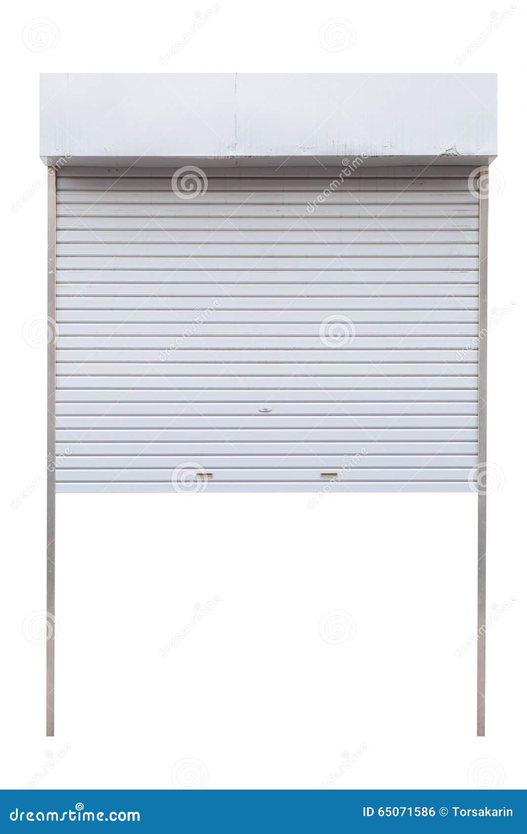 Building Shutter Door Isolated Stock Photo - Image of dark, white: 65071586
