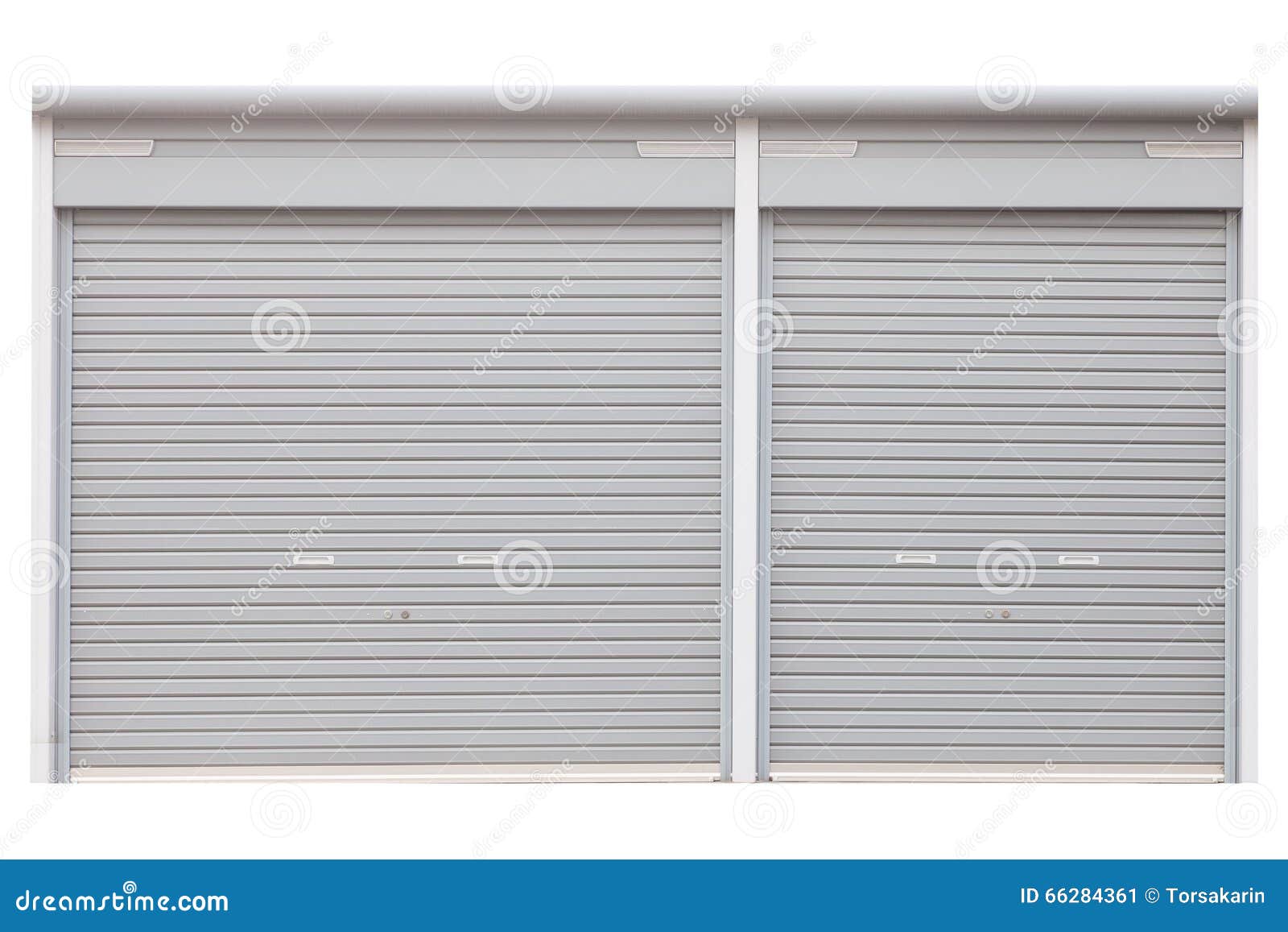 Building Shutter Door Isolated Stock Image - Image of construction ...