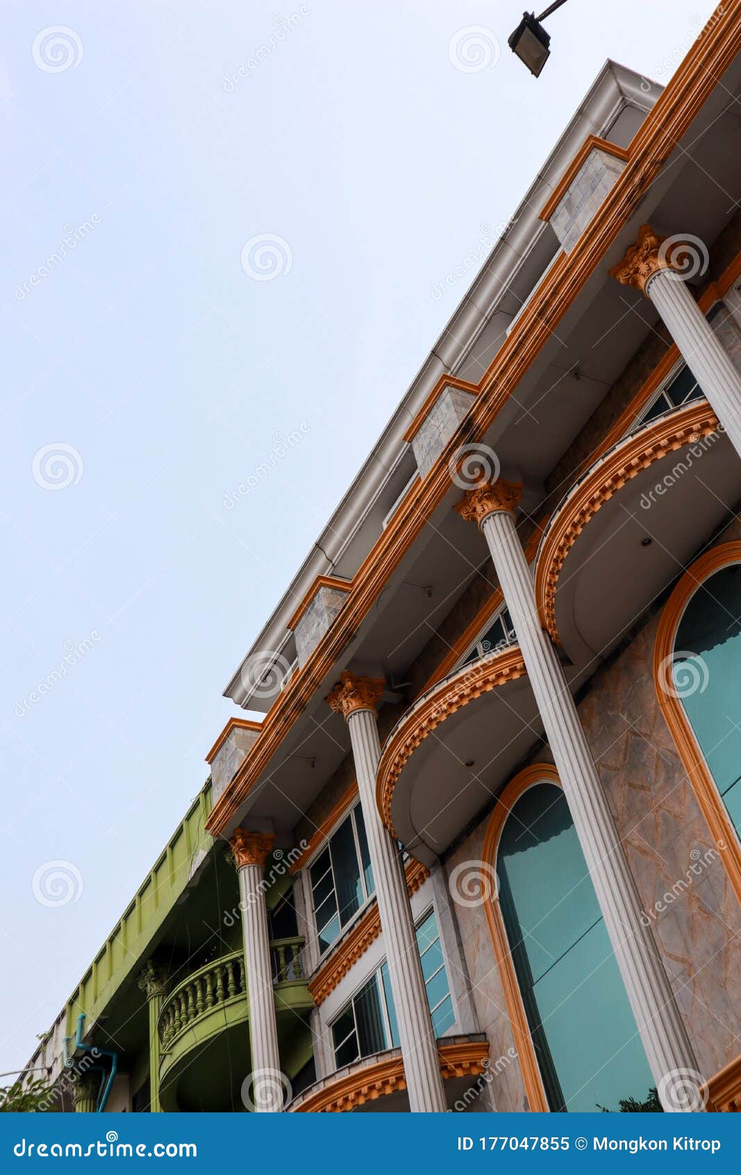 The Building, the Side Building, the Back Side is a View of the Sky ...