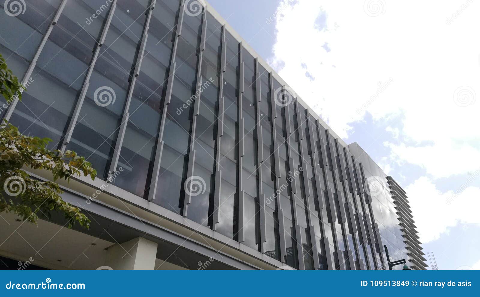 Building side view stock image. Image of glass, view - 109513849