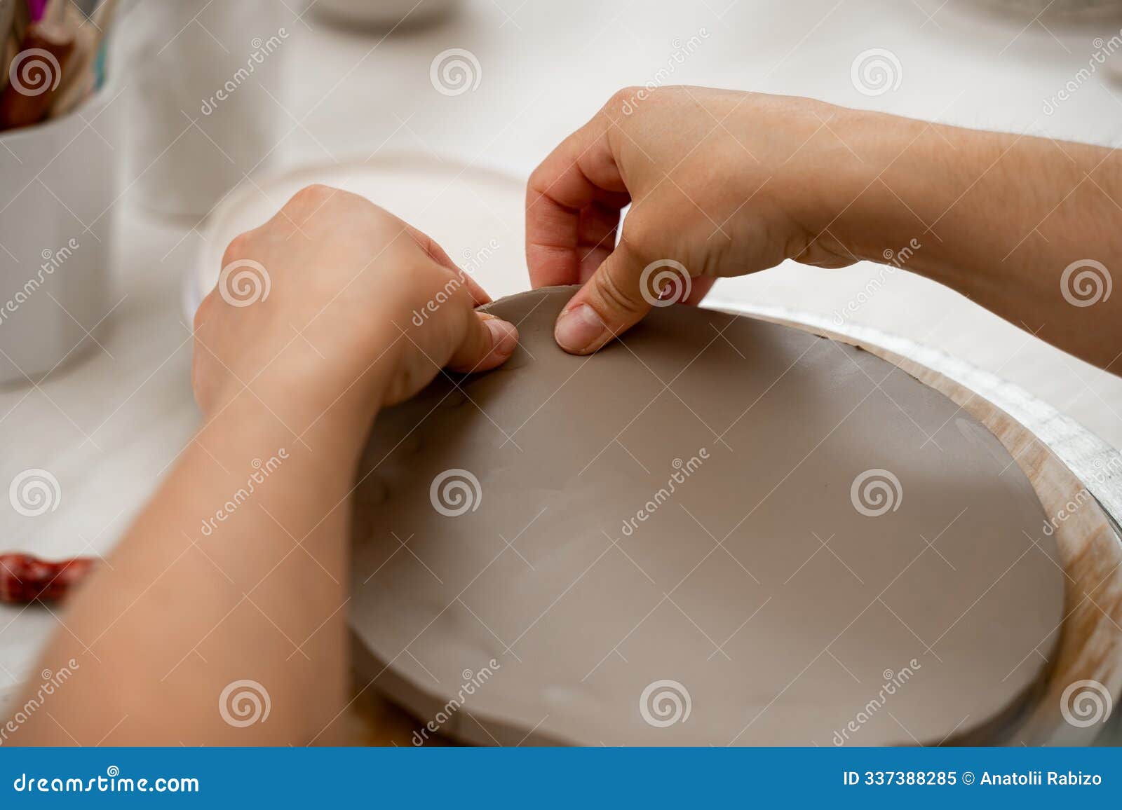 Building Sides for Clay Products. Slab Pottery. Creating Ceramic ...