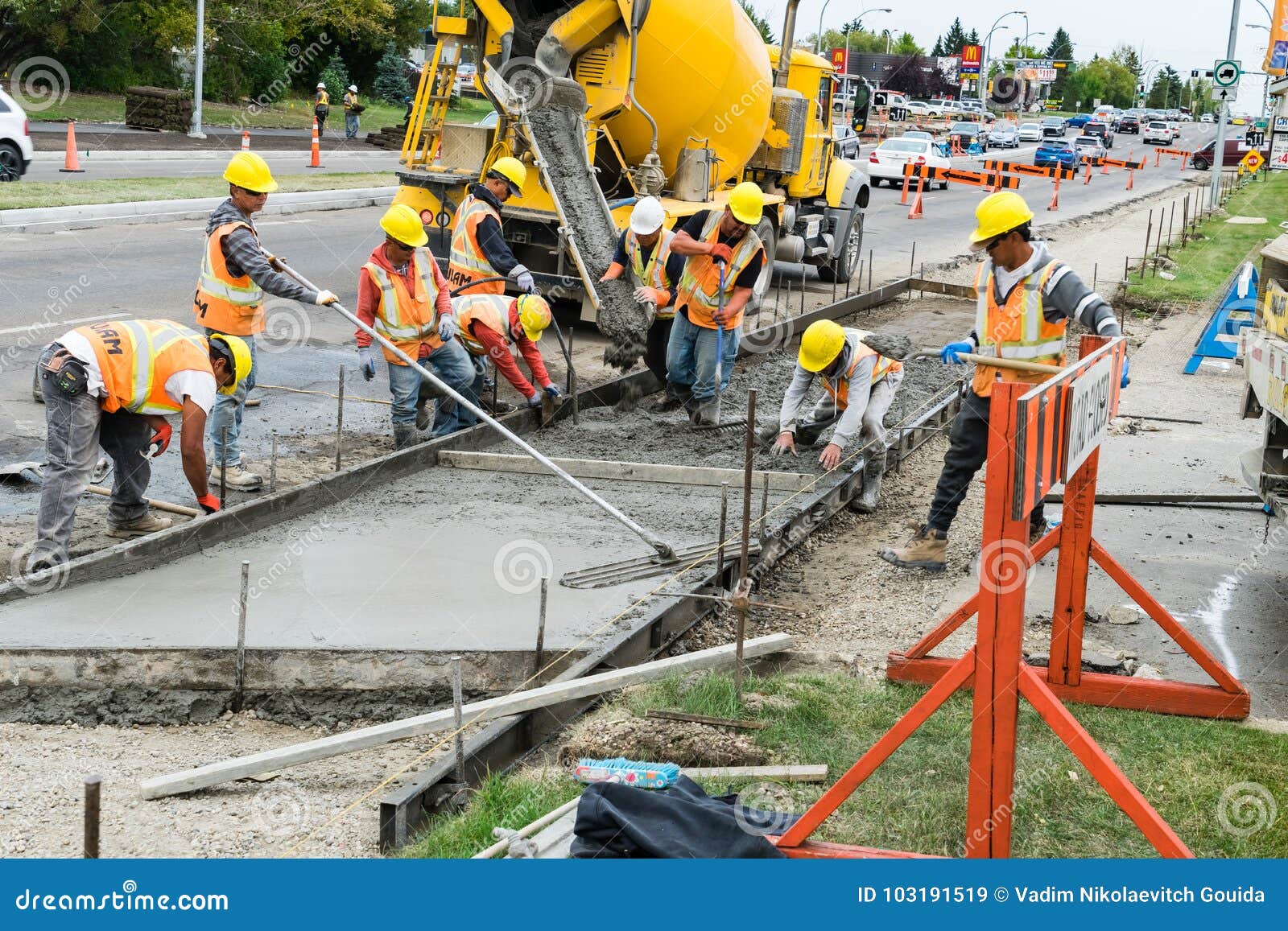 Building sidewalk editorial stock image. Image of work - 103191519