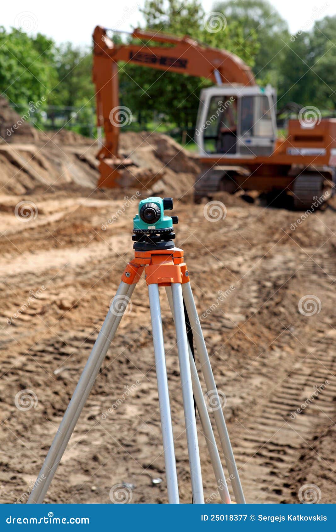Building site stock image. Image of geodetic, geodesy - 25018377