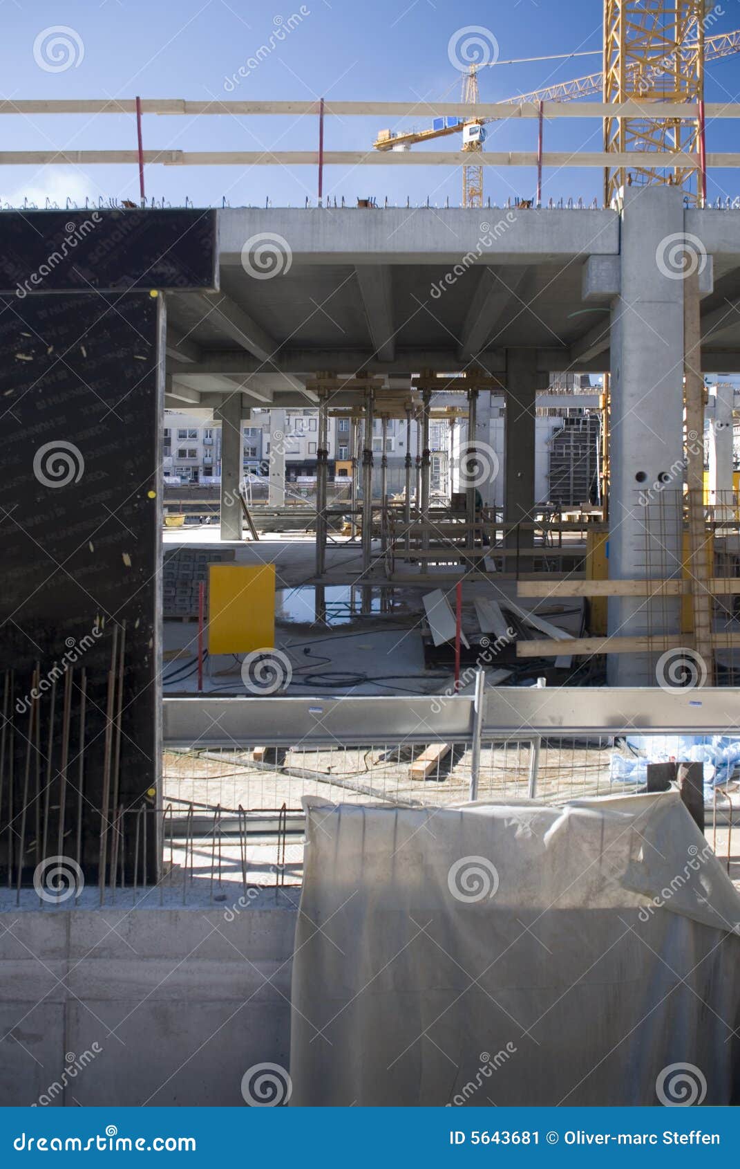 Building site stock image. Image of work, boom, structural - 5643681
